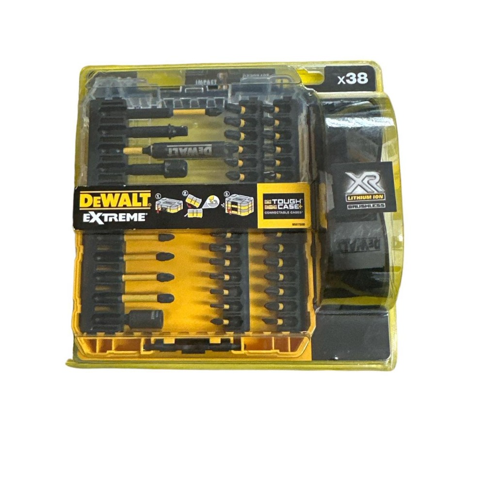 New DeWalt Extreme Flextorq Toughcase DT70740T X38 Set & Safety Glasses ...